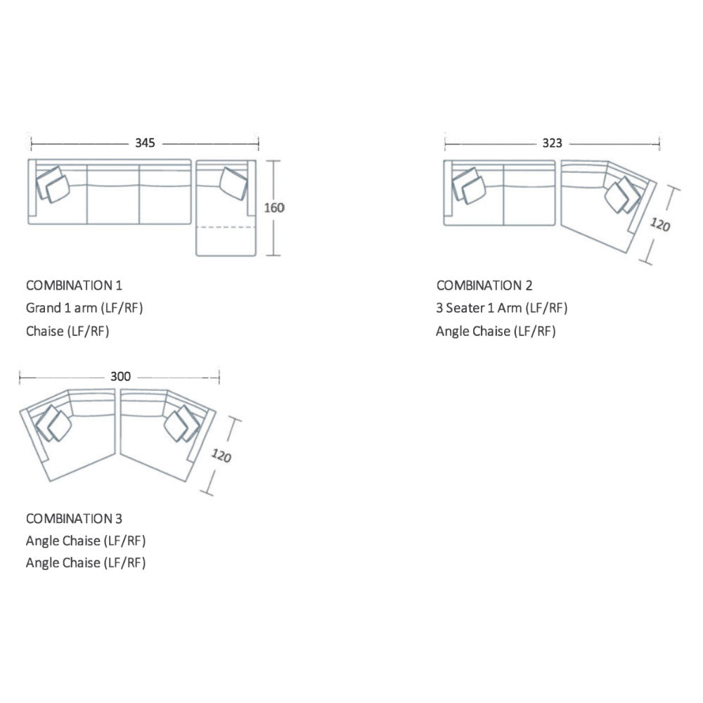 Drifter Modular Sofa - 4 Seater Bench – Inside Story Australia