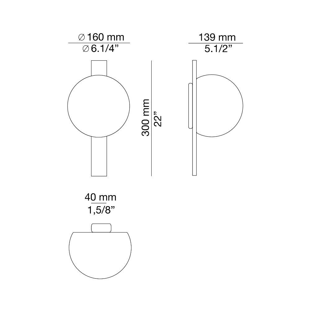 Circ Flat Bar Wall Light – Inside Story Australia